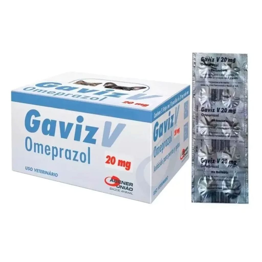 Antiácido Omeprazol, Gaviz 20mg - Para Cães e Gatos – PetsFood